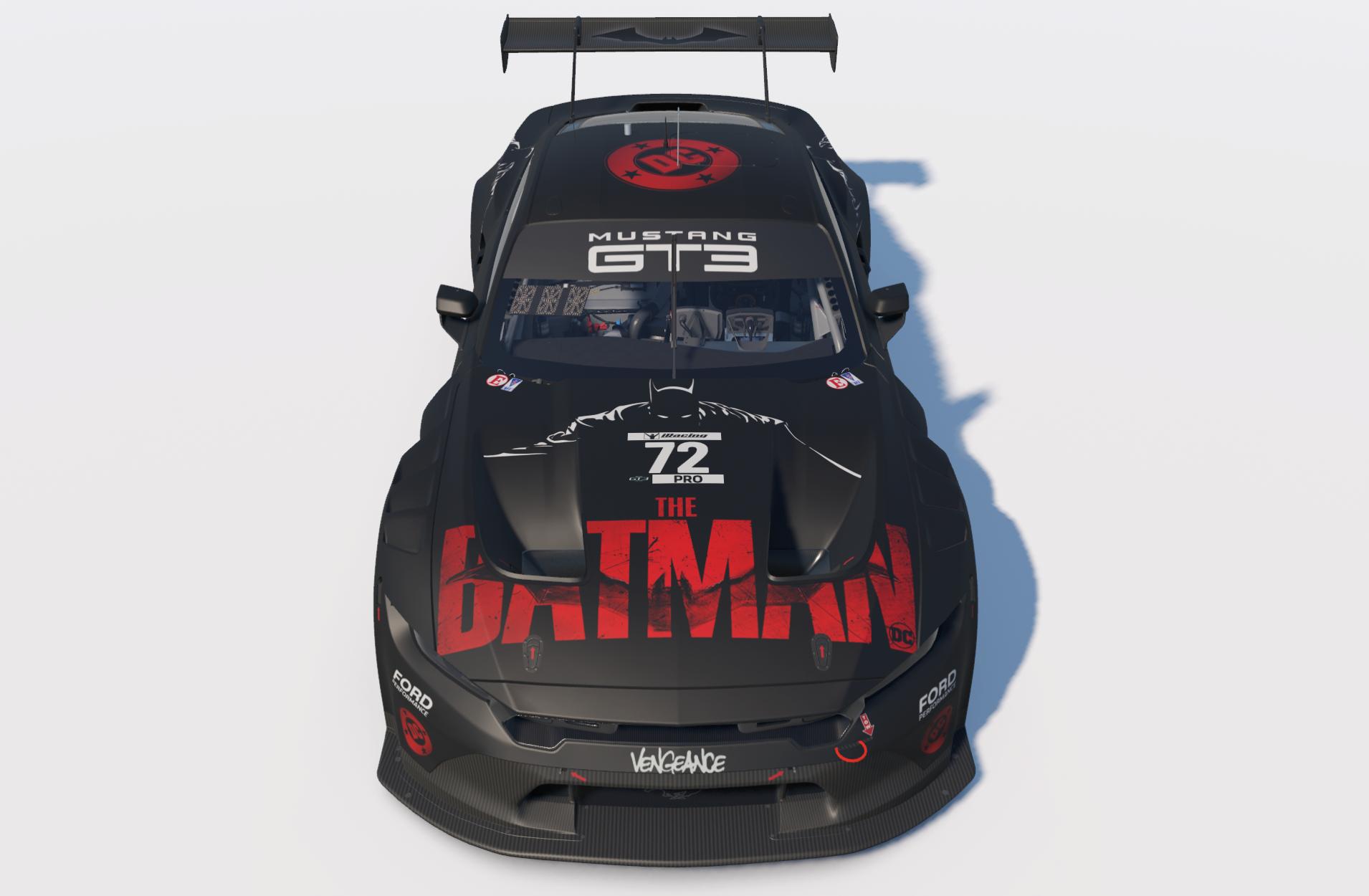 Ford Mustang GT3 Batmobile by Greg Barton - Trading Paints