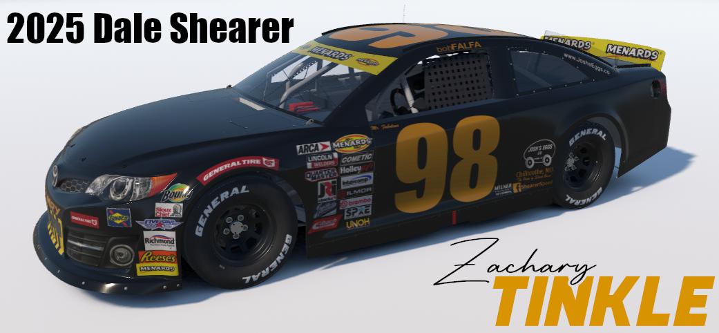 2025 Dale Shearer #98 Shearer Speed Lab by Zachary Tinkle - Trading Paints