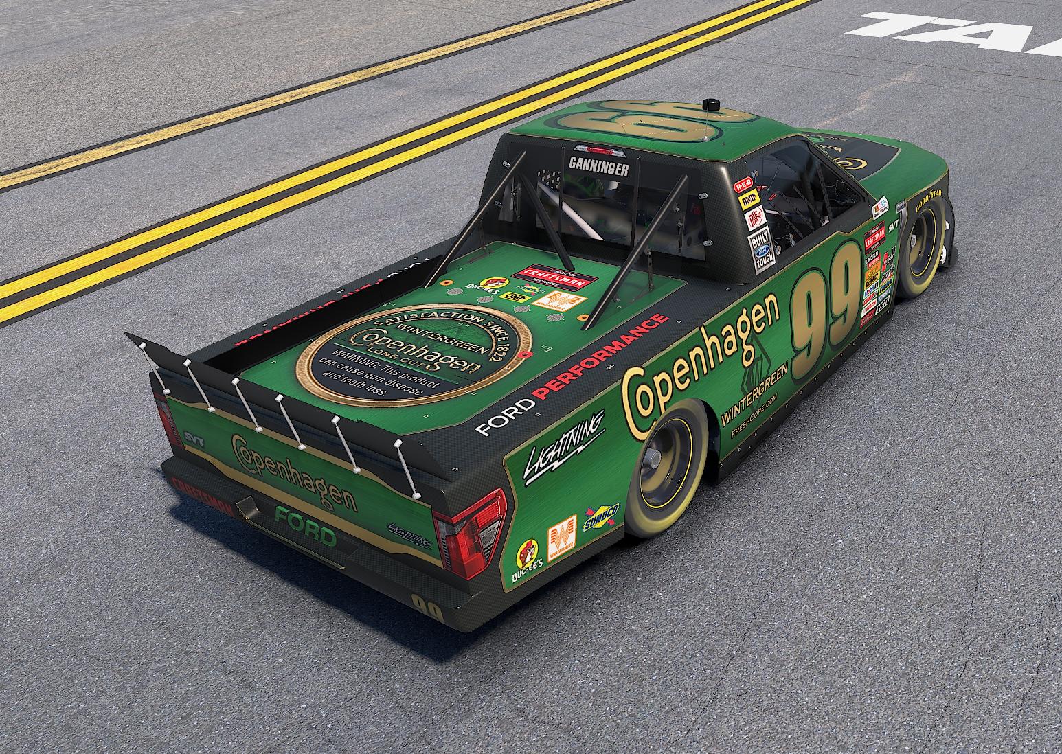 NASCAR Ford F150-Copenhagen Wintergreen by Dillon G. - Trading Paints
