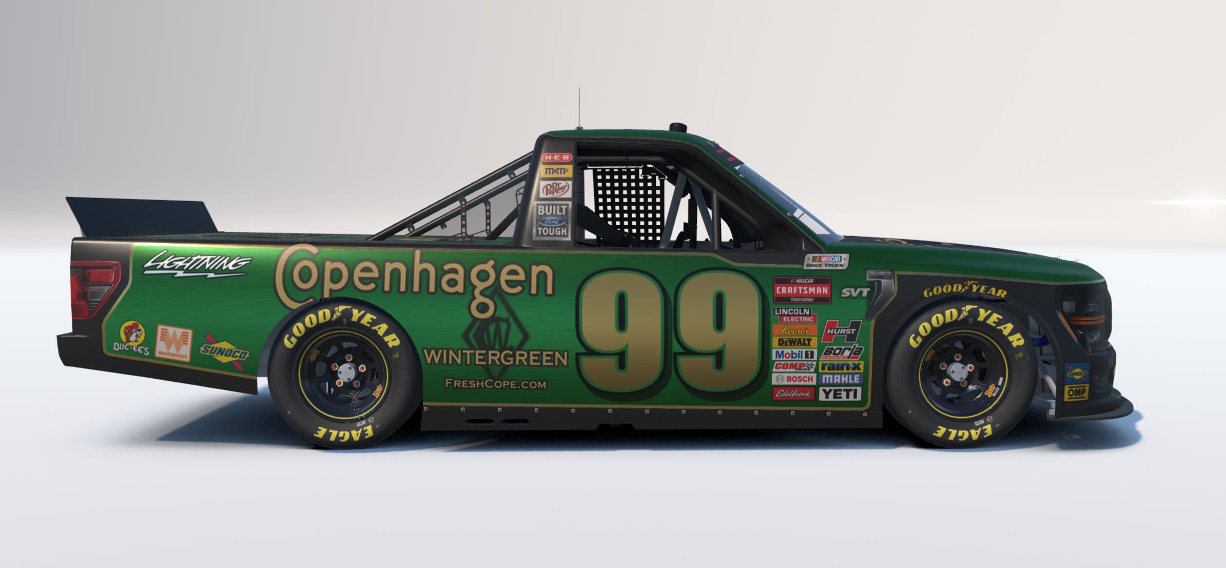 NASCAR Ford F150-Copenhagen Wintergreen by Dillon G. - Trading Paints