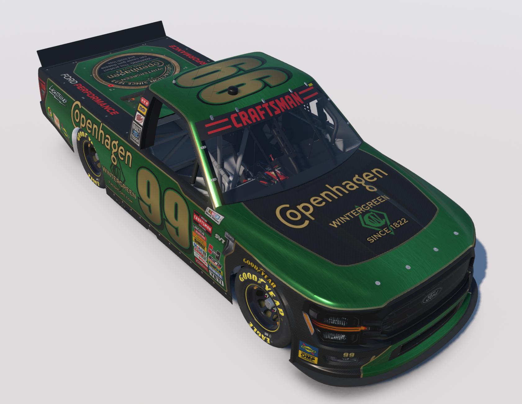 NASCAR Ford F150-Copenhagen Wintergreen by Dillon G. - Trading Paints