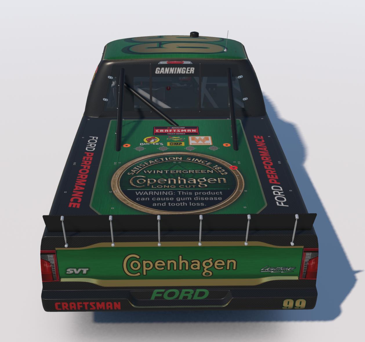 NASCAR Ford F150-Copenhagen Wintergreen by Dillon G. - Trading Paints