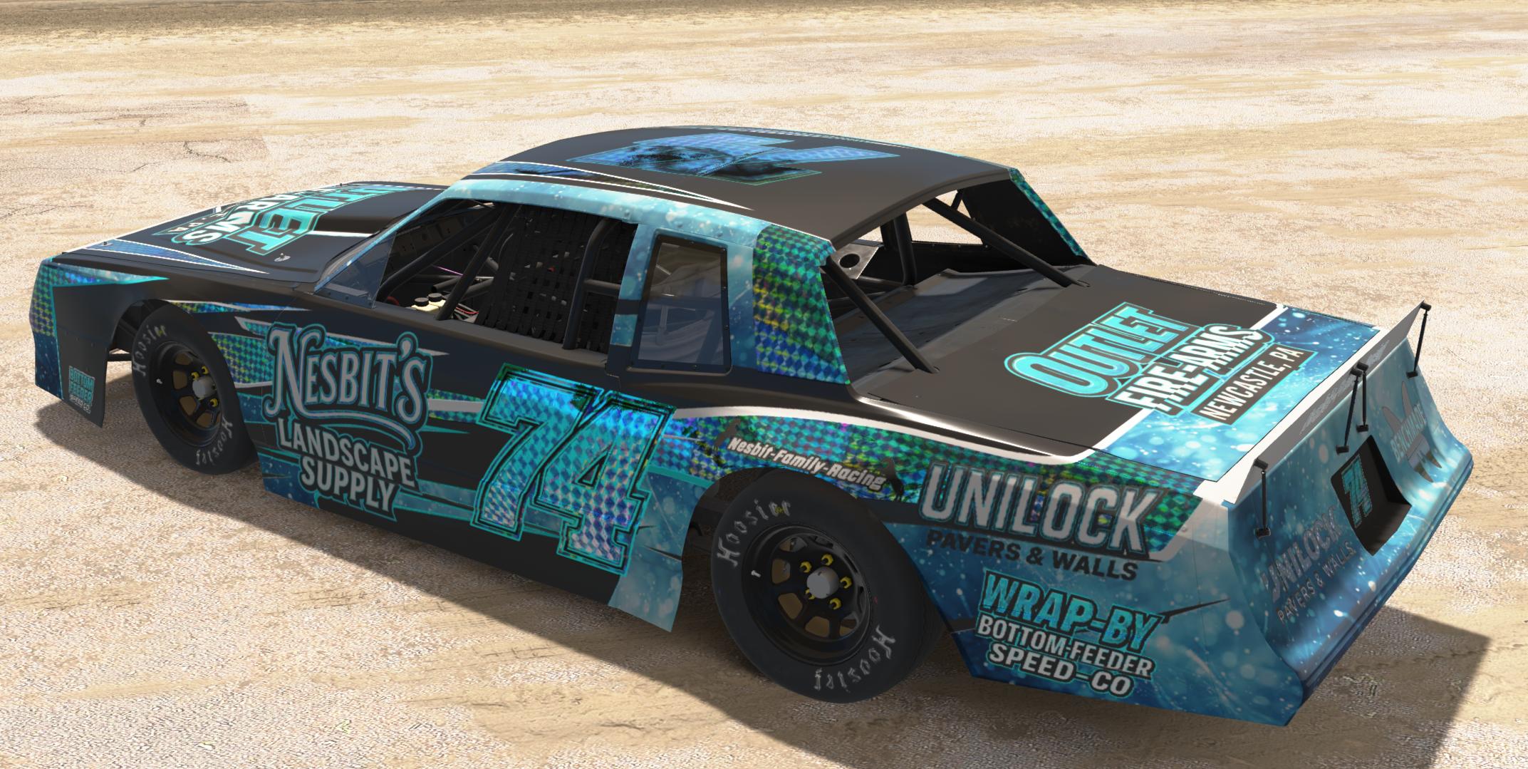 Custom number 74 with spec by Mikey M. - Trading Paints