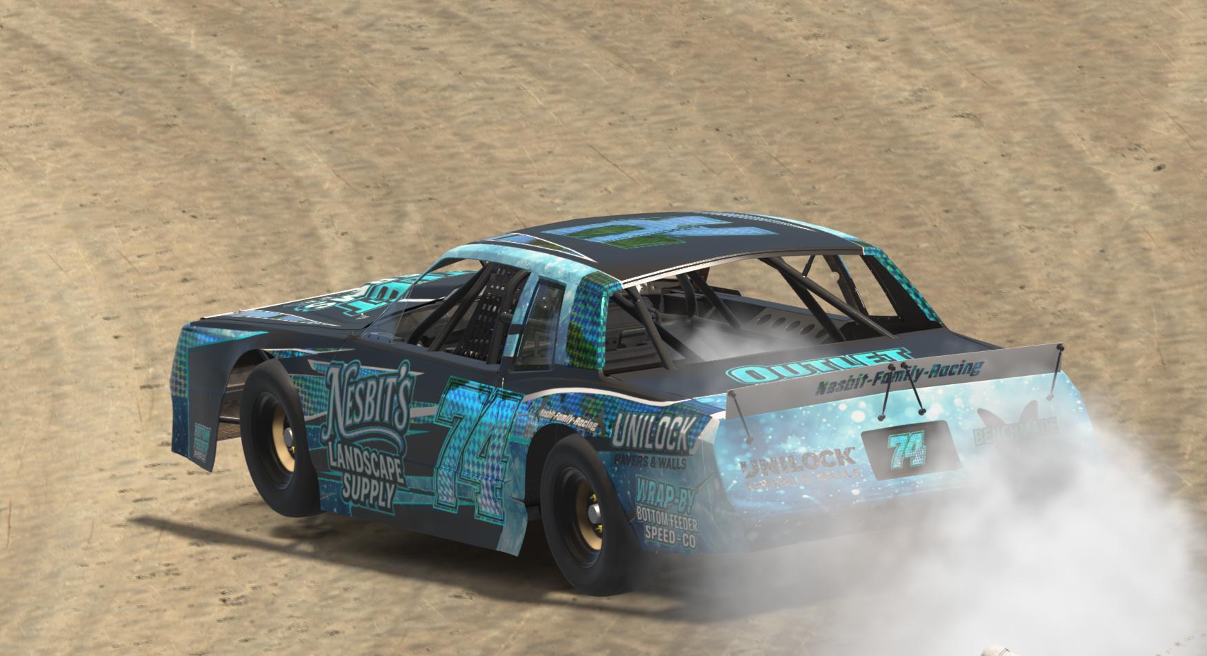 Custom number 74 with spec by Mikey M. - Trading Paints