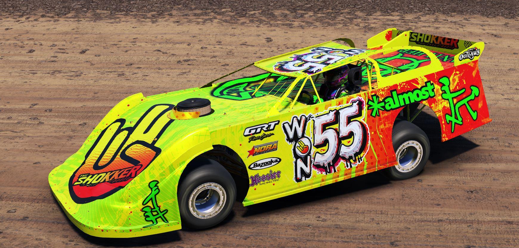 The Shokker DLM - No Number Version by Ricky Whittenburg - Trading Paints