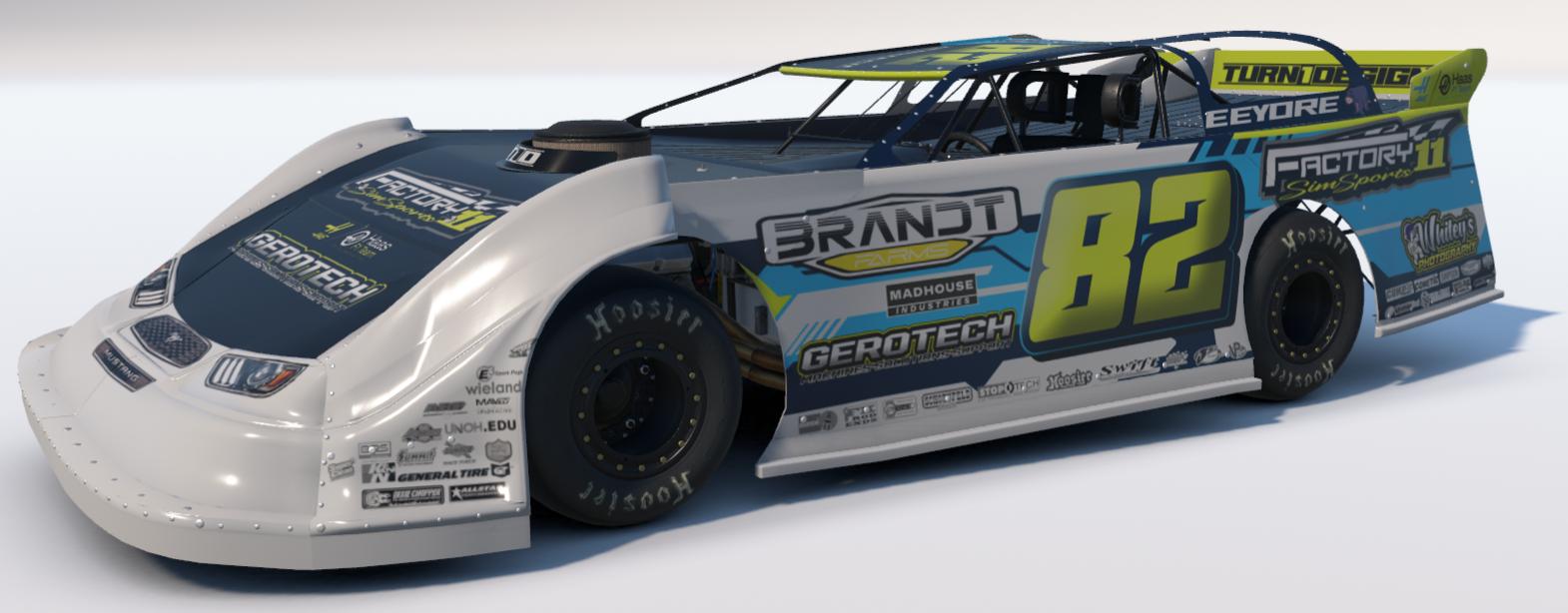 Jared King #82 Factory 11 Gerotech HAAS Dirt Late Model by Jon ...