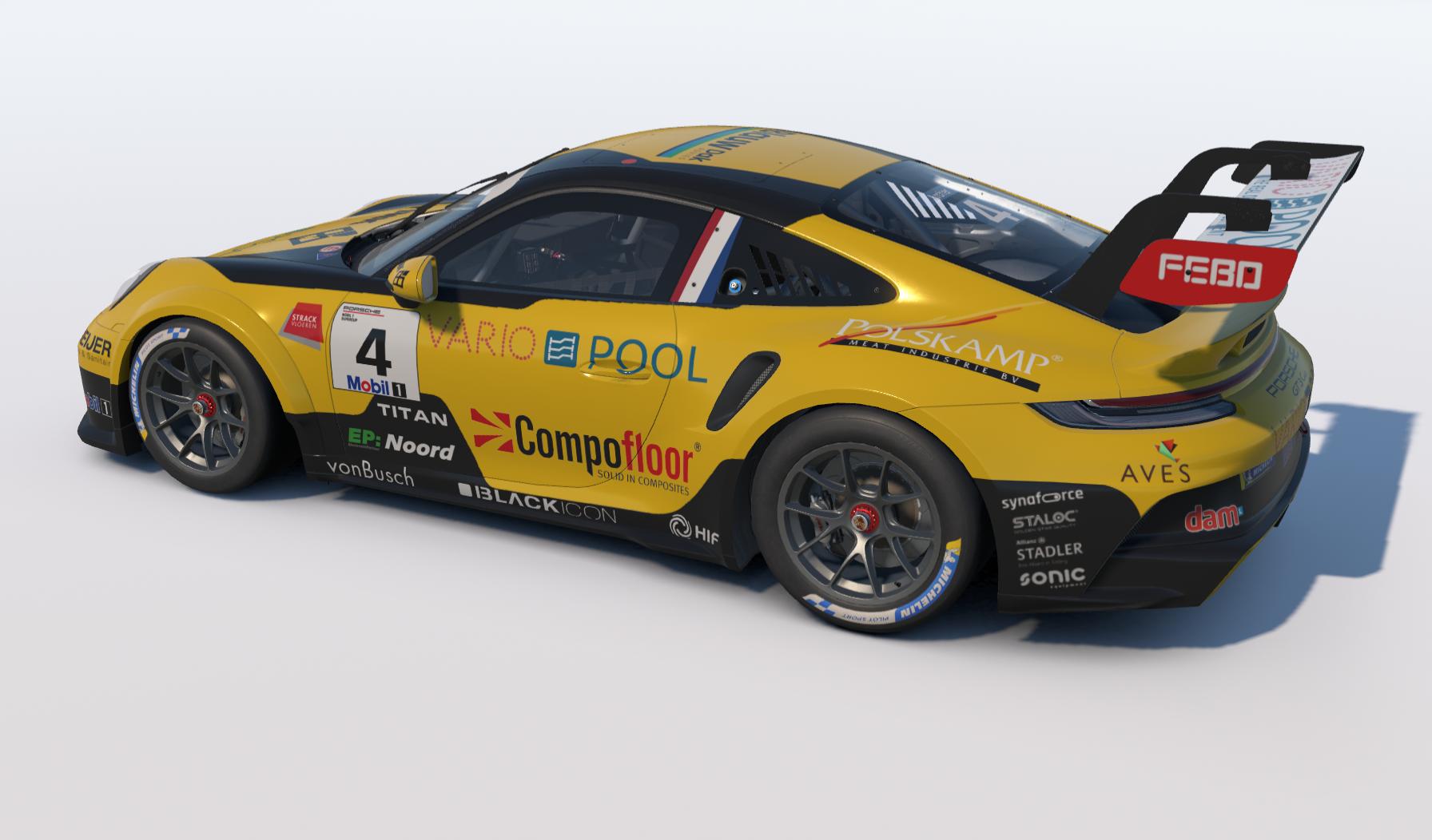 Proton Huber Car #4 - Jaap van Laagen - Porsche Mobil 1 Supercup 2025 ...
