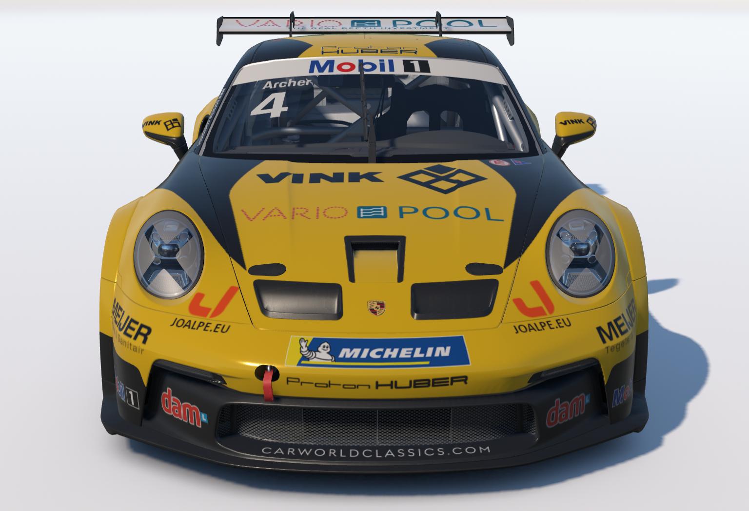 Proton Huber Car #4 - Jaap van Laagen - Porsche Mobil 1 Supercup 2025 ...