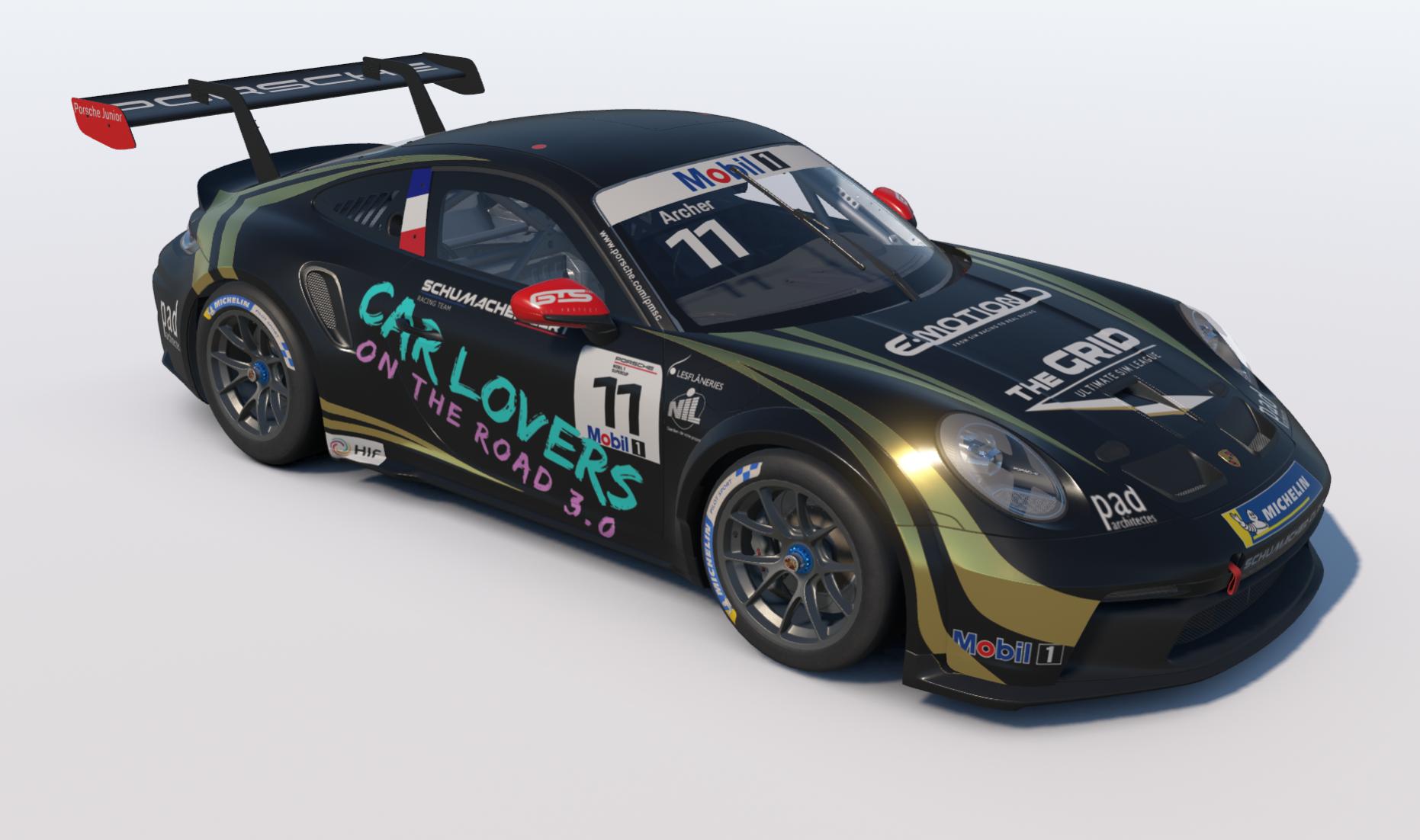 Alessandro Ghiretti Car #11 Schumacher CLRT - 2025 Porsche Mobil1 ...