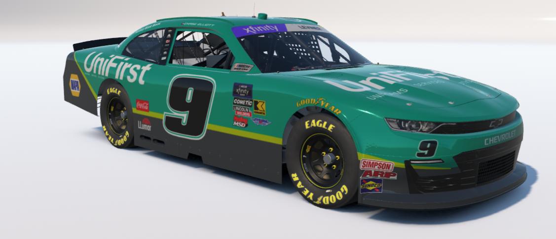 Chase Elliott Unifirst 2025 by Kaleb L. - Trading Paints