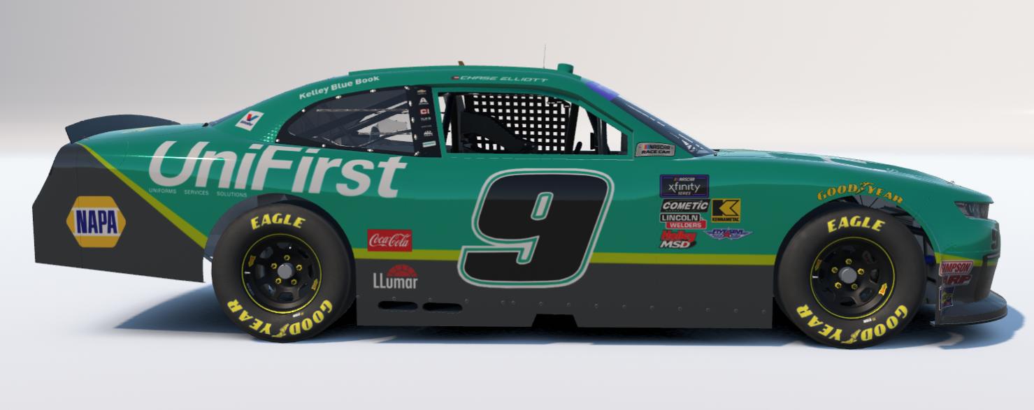 Chase Elliott Unifirst 2025 NoNum by Kaleb L. - Trading Paints