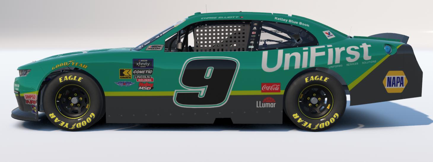 Chase Elliott Unifirst 2025 NoNum by Kaleb L. - Trading Paints