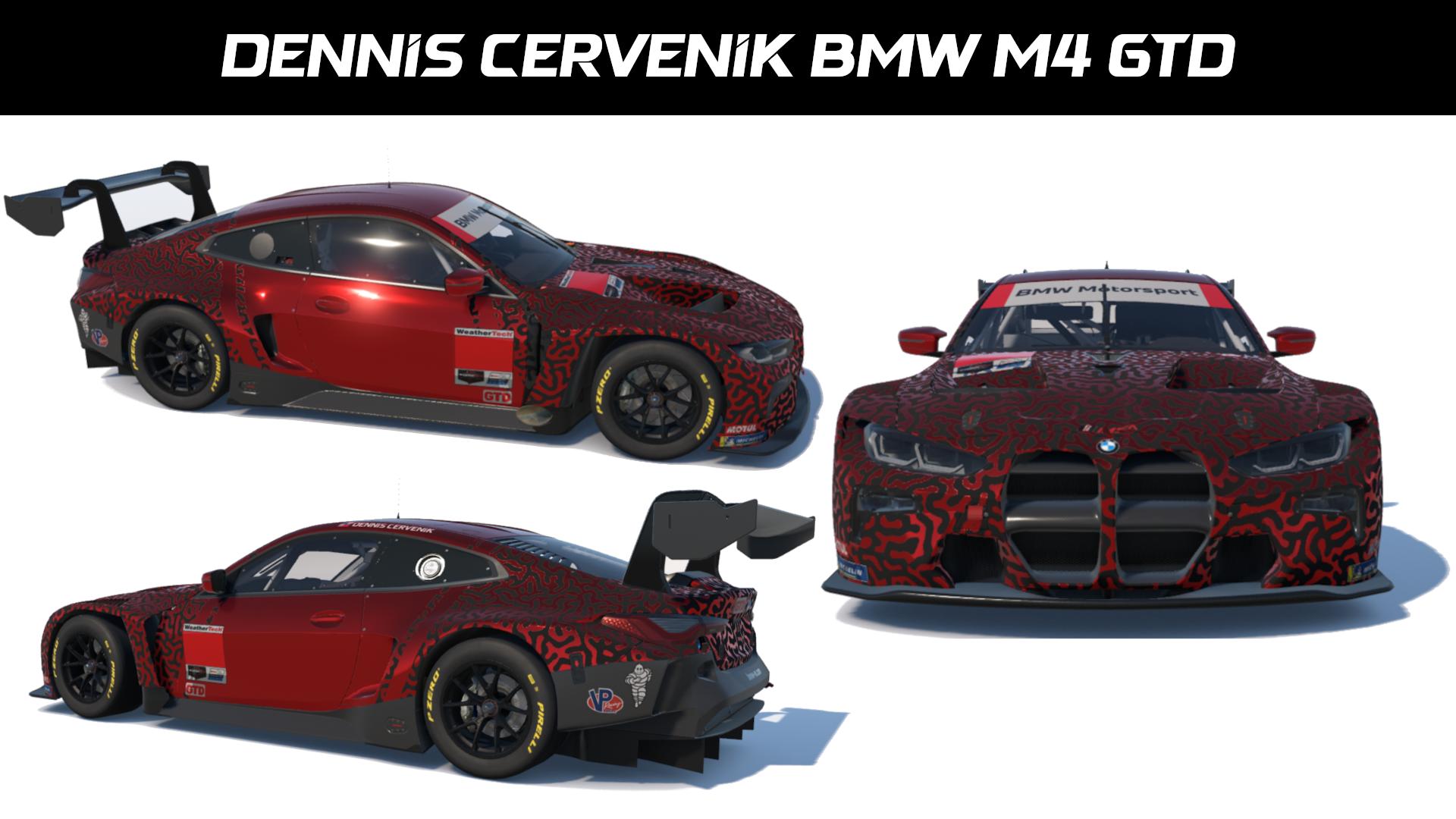 Dennis Cervenik BMW M4 GTD by Cooper Rasnick - Trading Paints