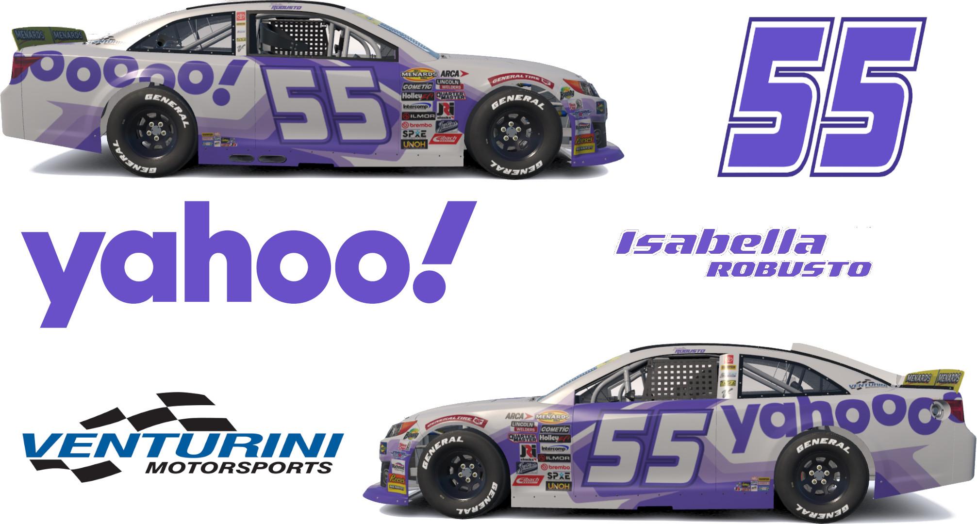 Isabella Robusto 2025 Yahoo! (#55) by Benjamin W. Rogers - Trading Paints