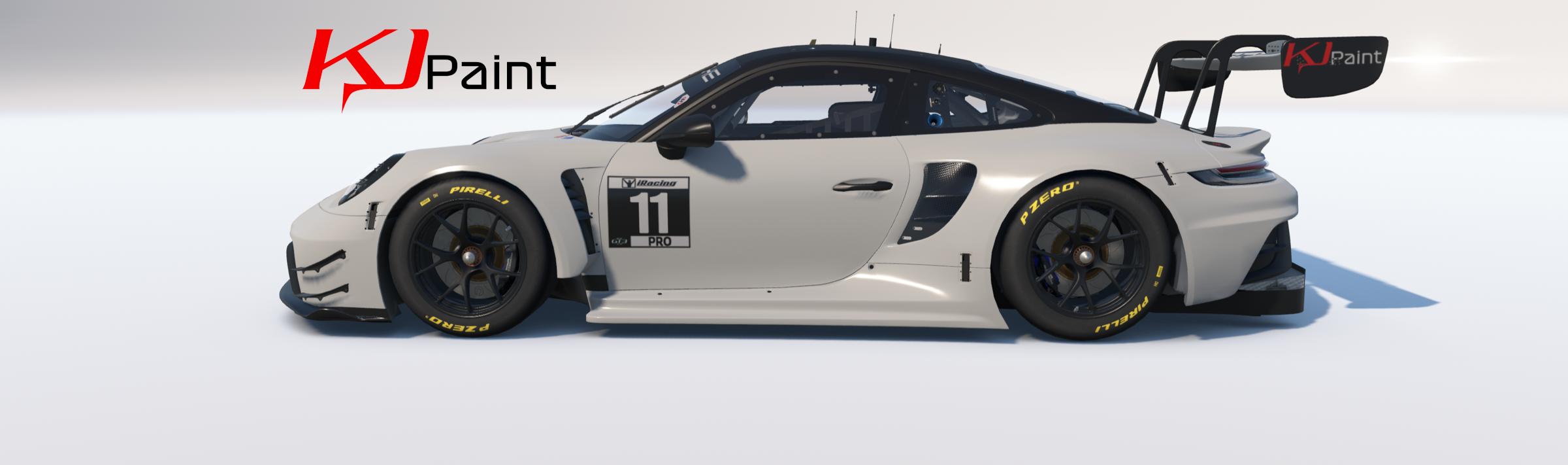 Porsche 992r GT3 Performance White by Kimber Jansen - Trading Paints