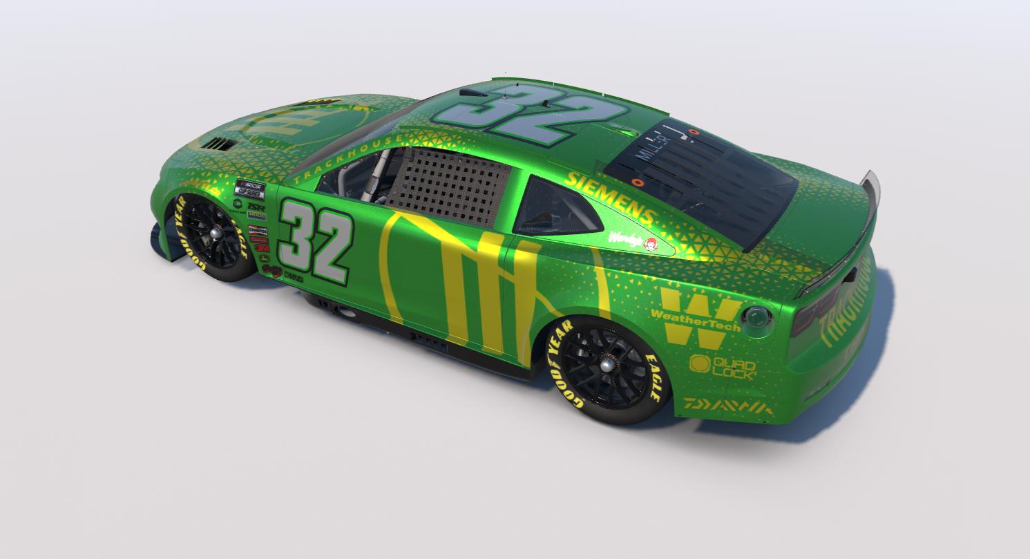 Trackhouse Daiwa Lemon Lime by Jared M. - Trading Paints