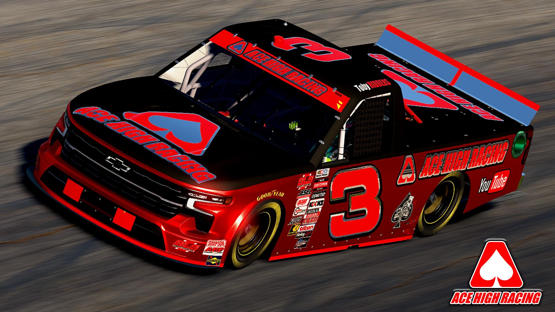 Ace High Racing Candy Apple 2025 by Tj Allain - Trading Paints