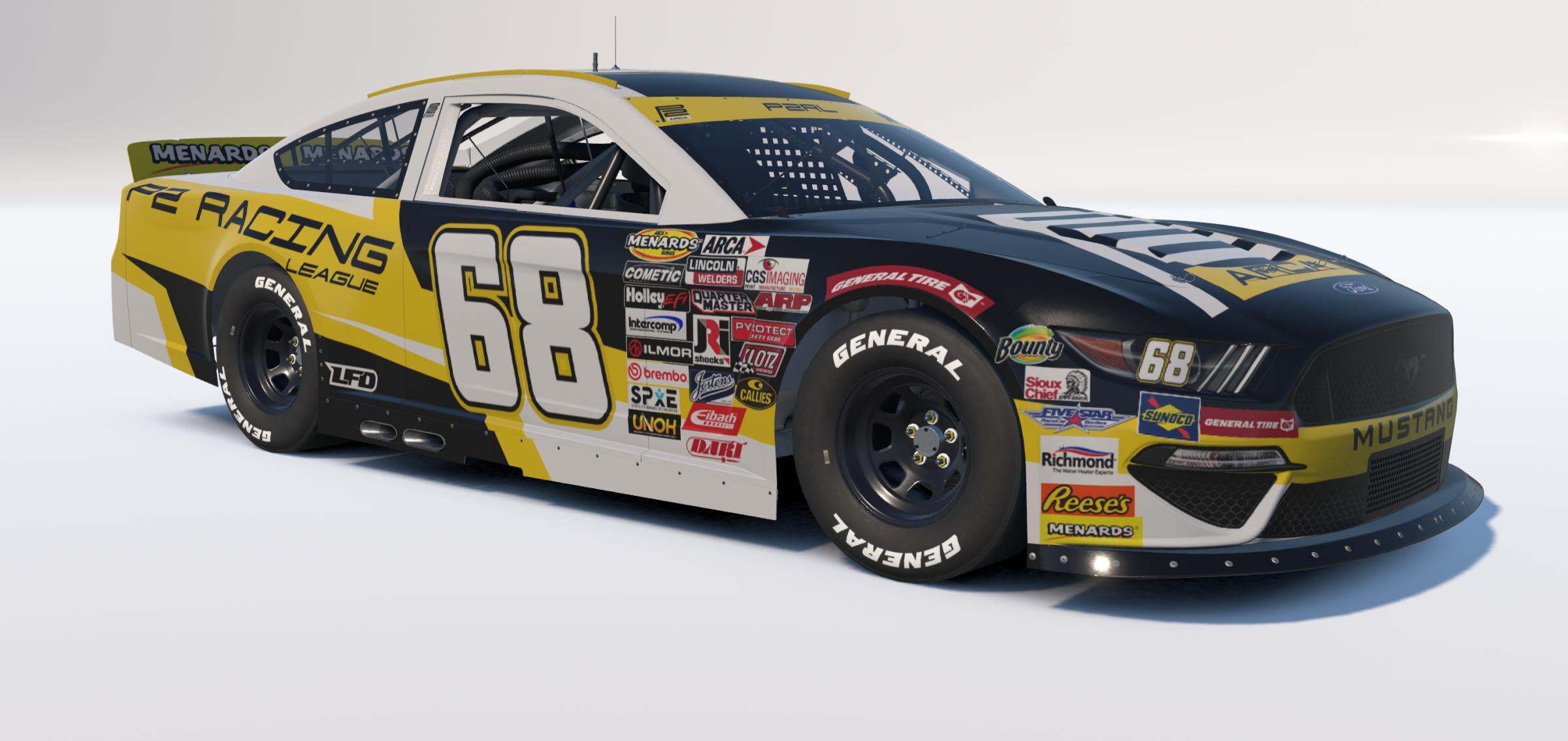 P2RL ARCA Ford Mustang by Larry Riordan-Fulcher - Trading Paints