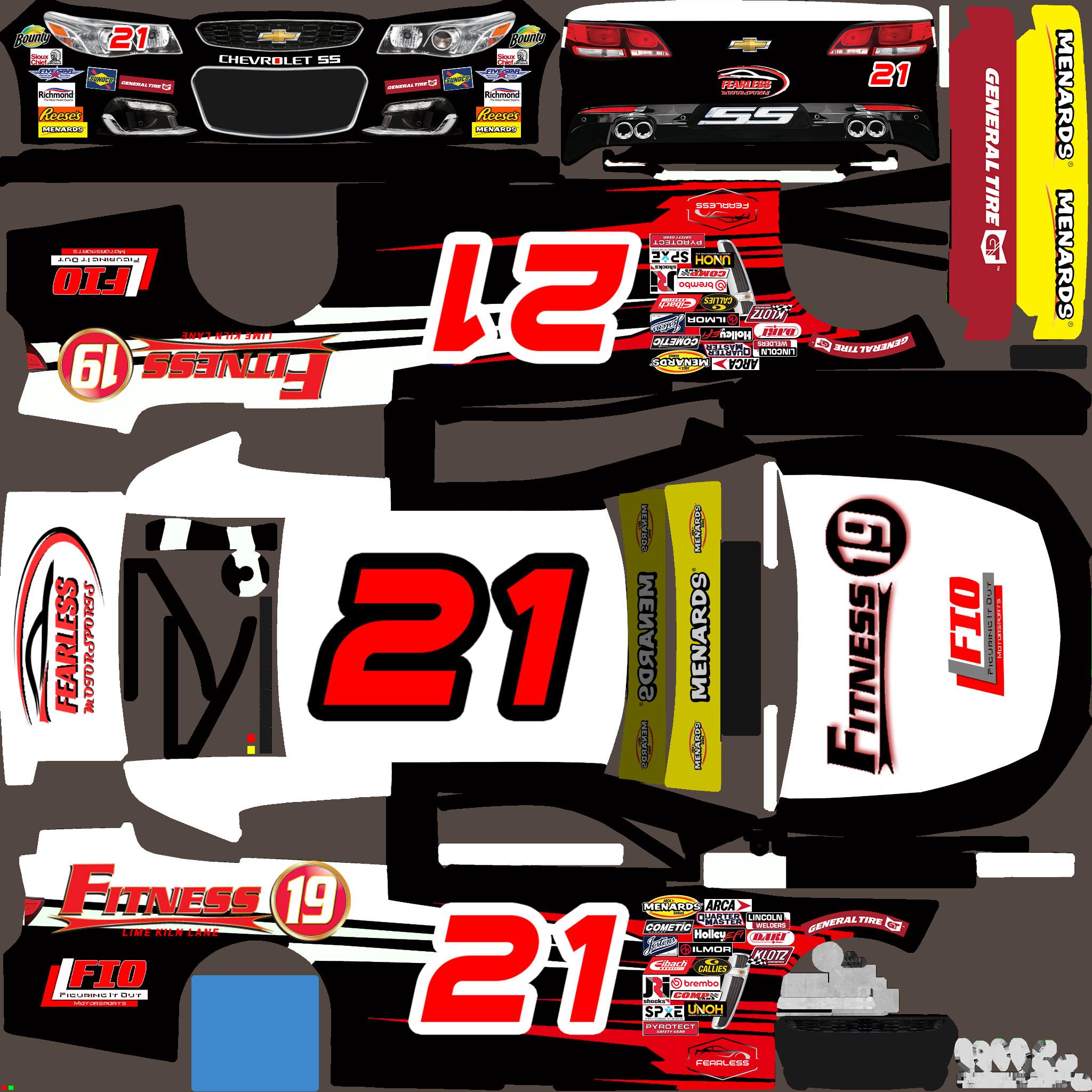 ARCA Chevy SS by Kevin Croft - Trading Paints