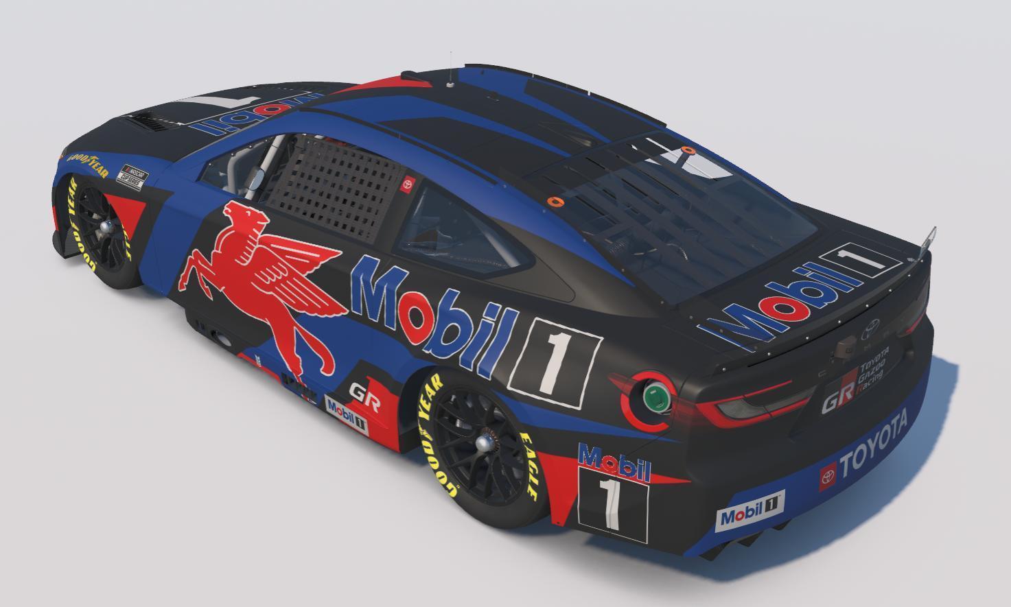 2025 Mobil 1 Toyota Camry Blackout Sim-Stamp by Zach B. - Trading Paints