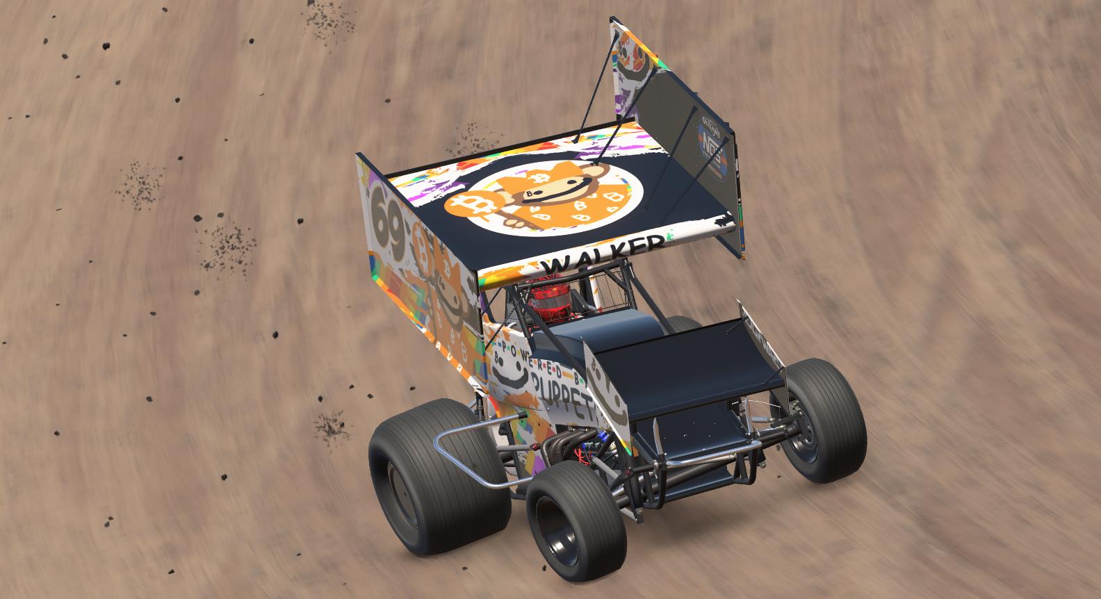 Tyler Walker Kings Royal Sprint Car SIM STAMP by DeWayne L. - Trading ...