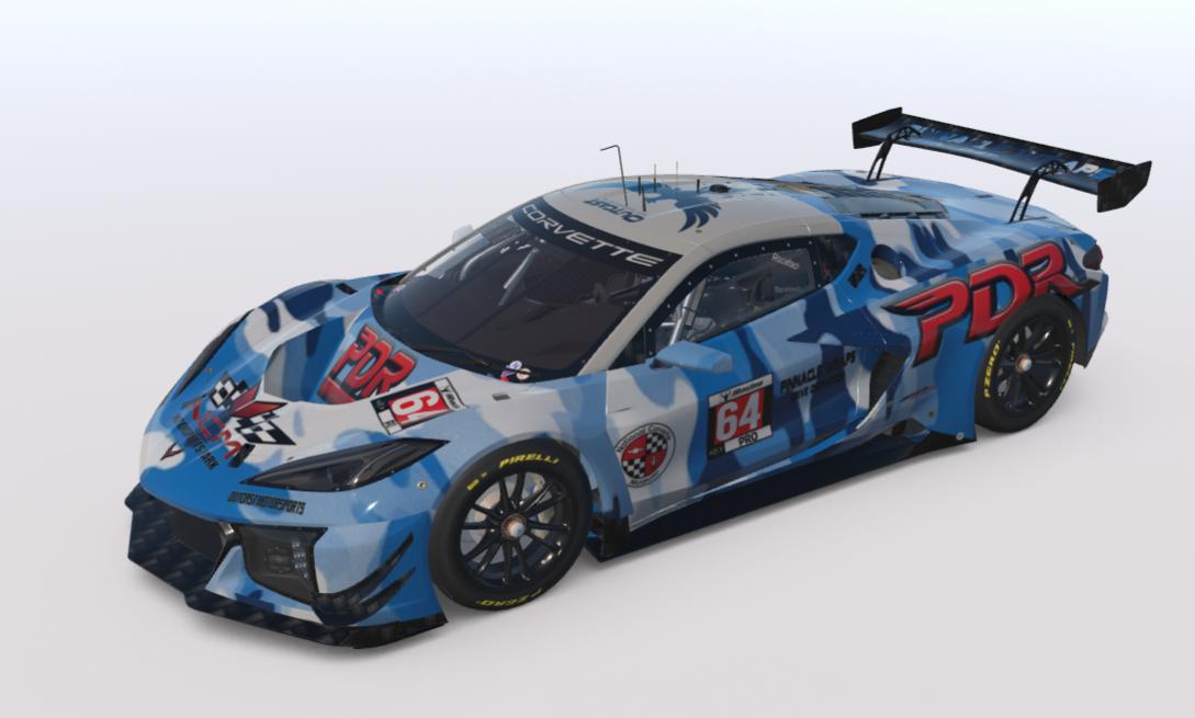 Blue PDR Vette by Drew C. - Trading Paints
