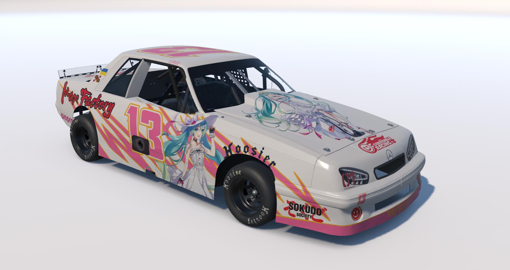 Hatsune Miku Vacation Miku Goodsmile racing Mini stock by Dominic Grimaldi - Trading Paints