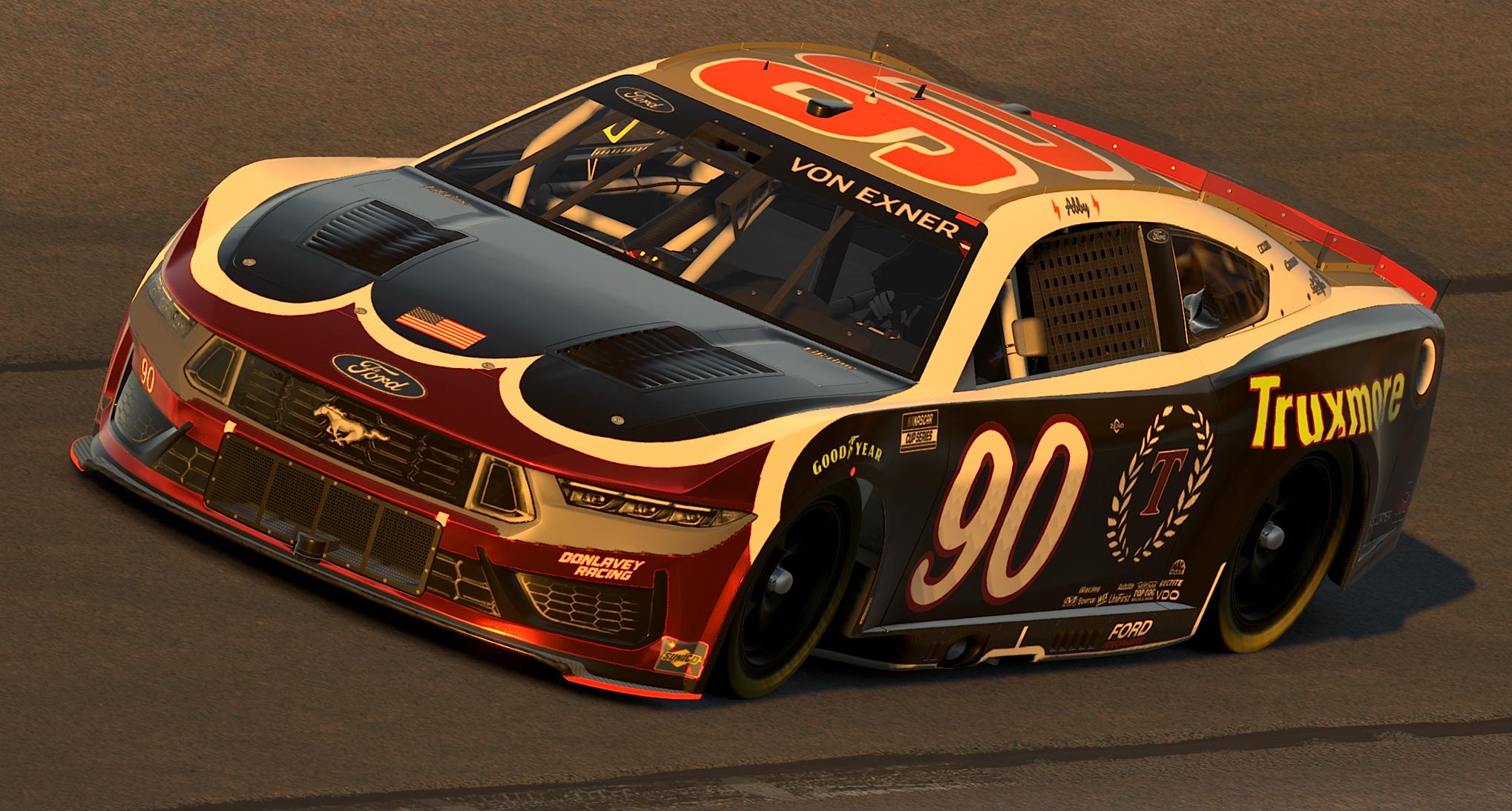 NO NUM #90 Truxmore 1970s (alt black) / Donlavey Racing / No Bull 5 ...