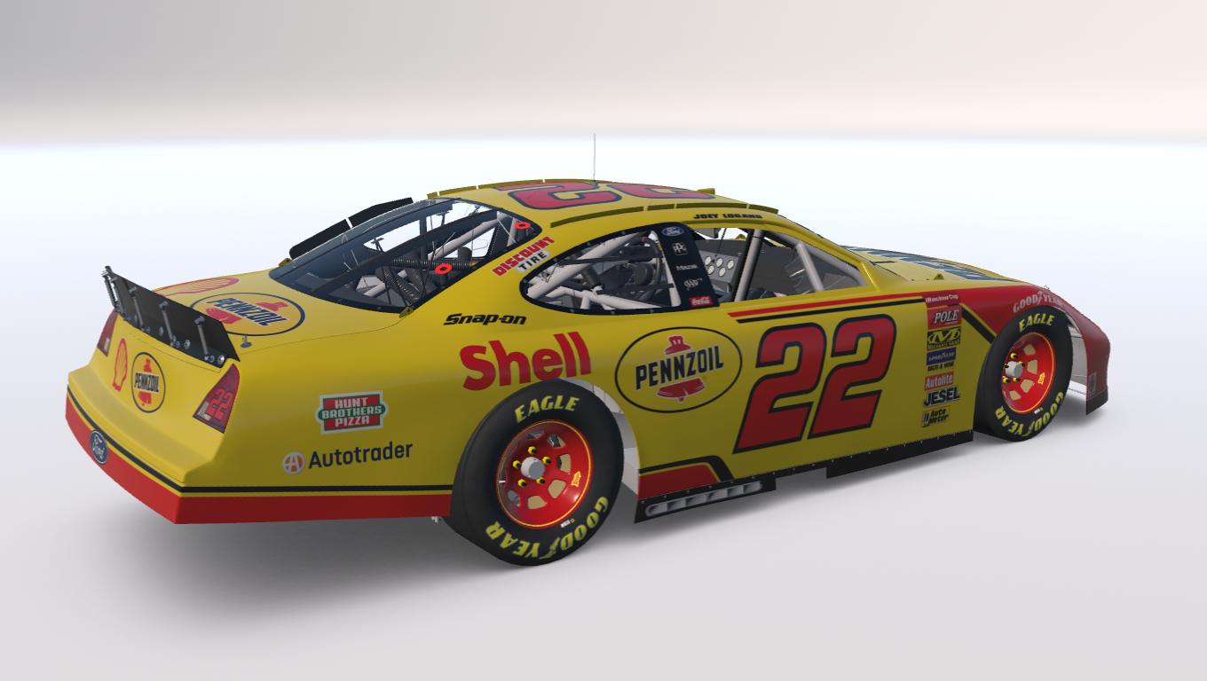 Joey Logano 2025 Shell Pennzoil Ford Taurus (Custom Number) by Will ...