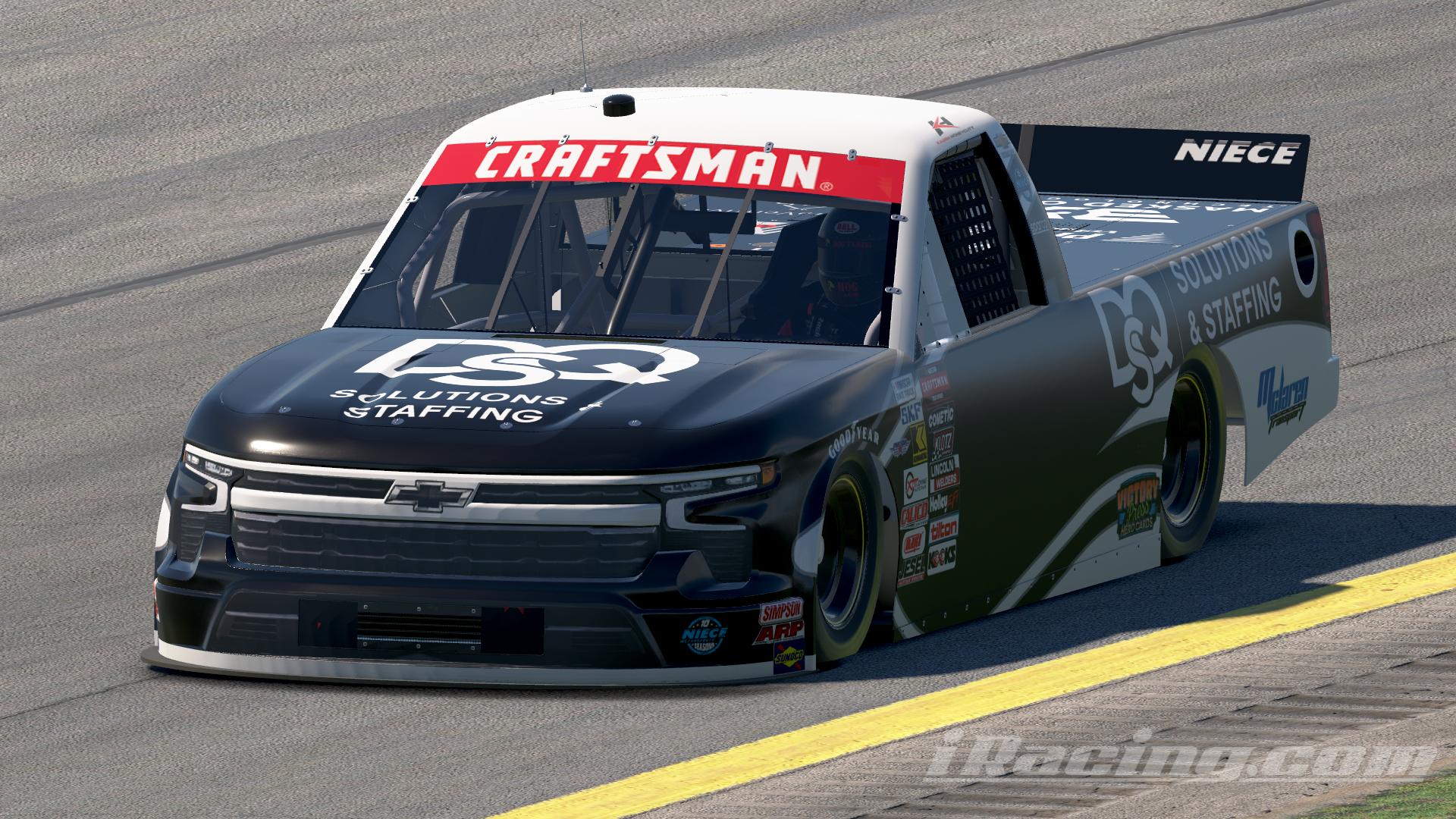 2025 Kaden Honeycutt DQS Solutions & Staffing Chevrolet Silverado RST (No Numbers) by Leighton B ...