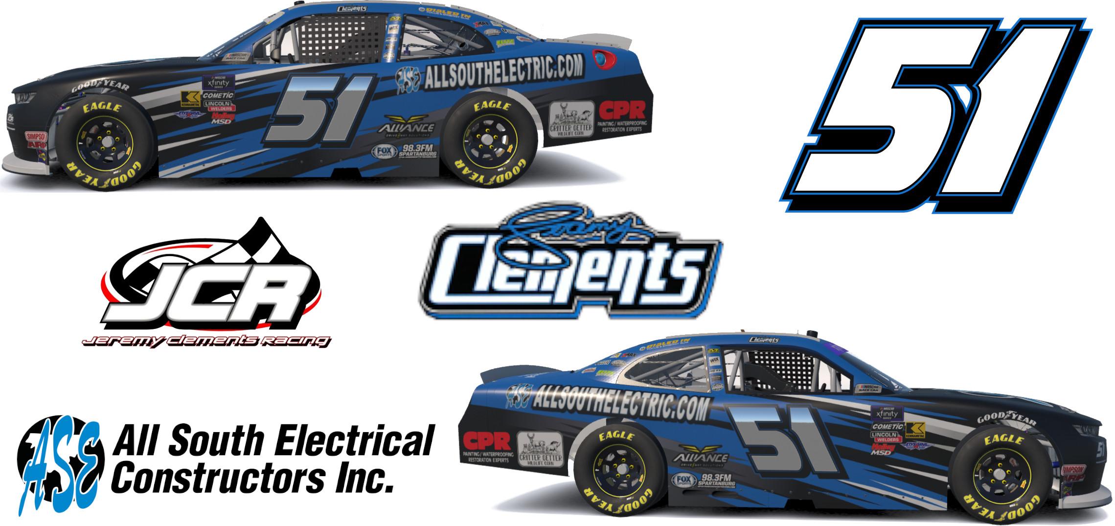 Jeremy Clements 2025 All South Electric.com (#51) by Benjamin W. Rogers ...