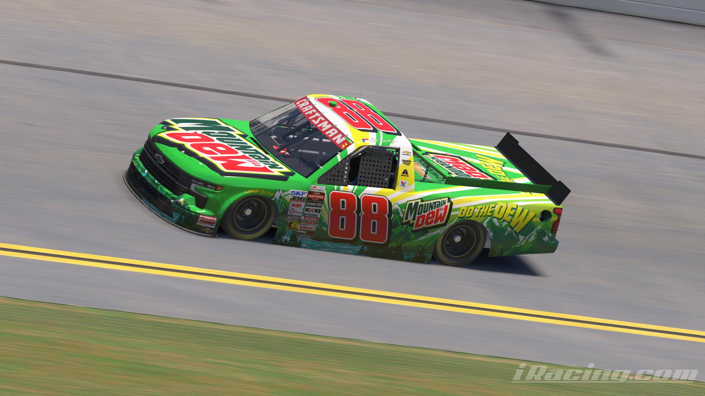 Dale Earnhardt Jr. Mtn Dew 2025 Fictional (Sim-Stamped) by Connor ...