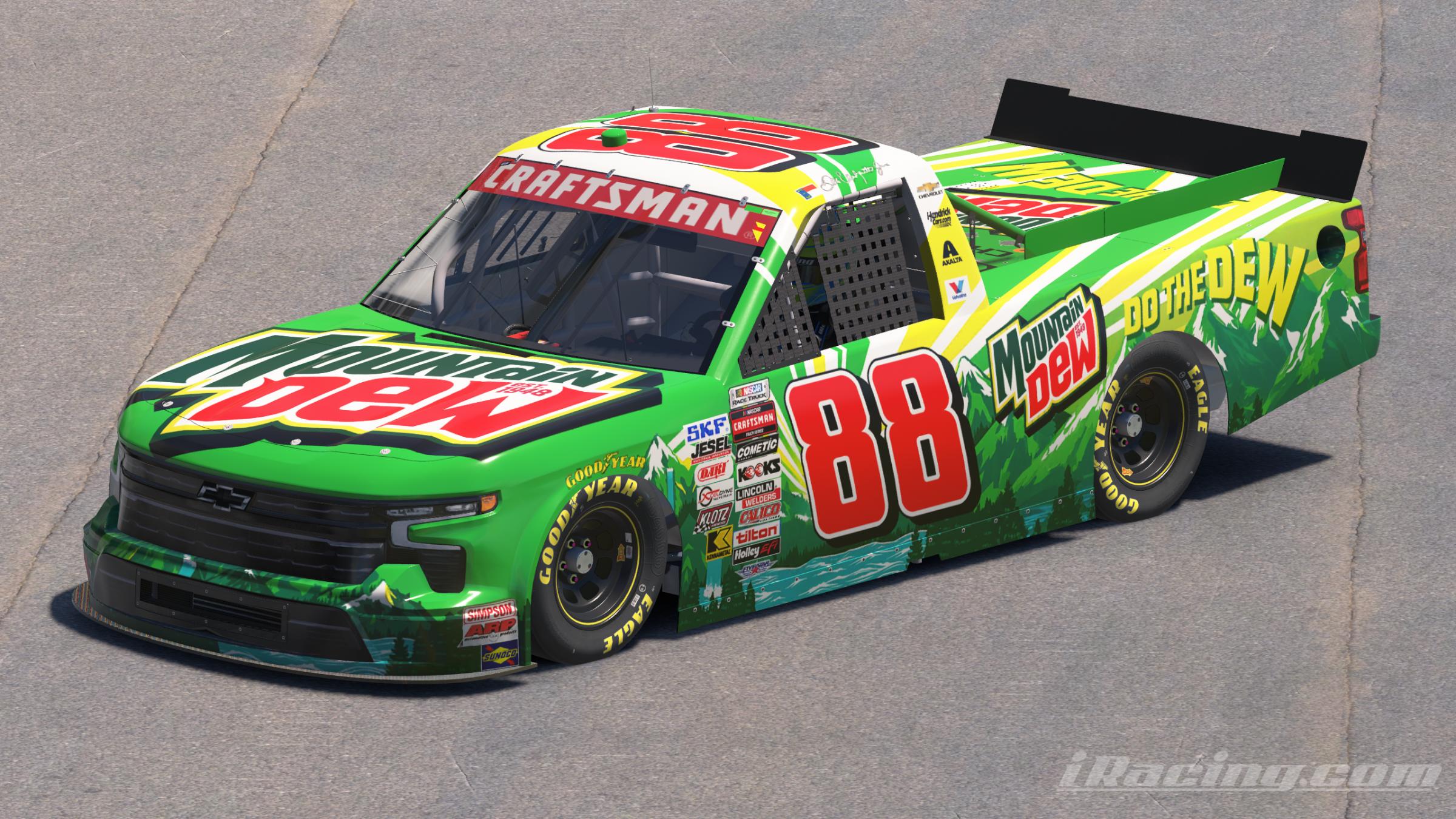 Dale Earnhardt Jr. Mtn Dew 2025 Fictional (Custom Number) by Connor ...