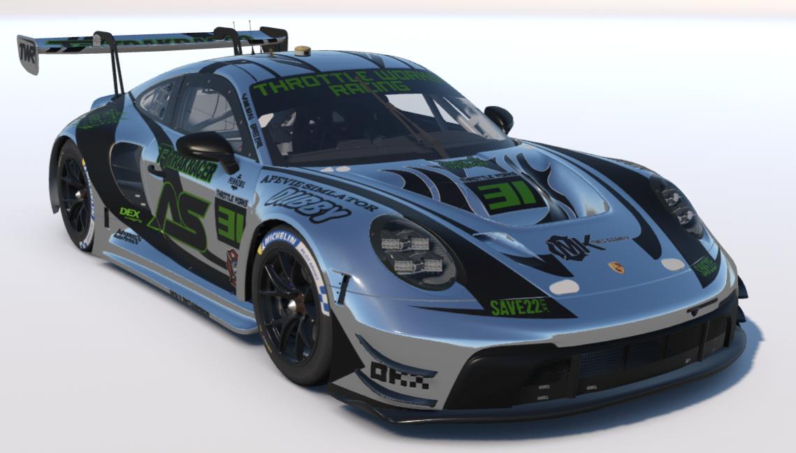 Throttle Works Racing GLR GT3 Porche by Skylar Dailey - Trading Paints