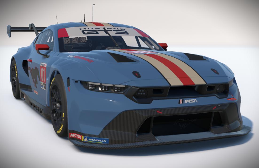 Ford Mustang GT3 by Hallam Cott - Trading Paints