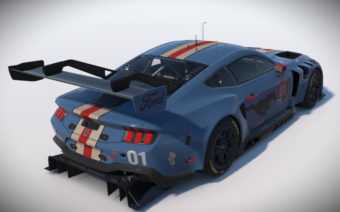 Ford Mustang GT3 by Hallam Cott - Trading Paints
