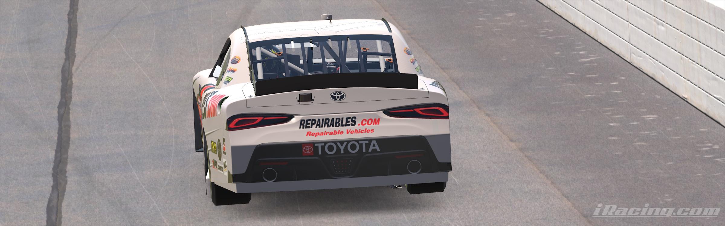 Nascar Xfinity Supra Repairables .. NO # by Bernie Mobbs - Trading Paints