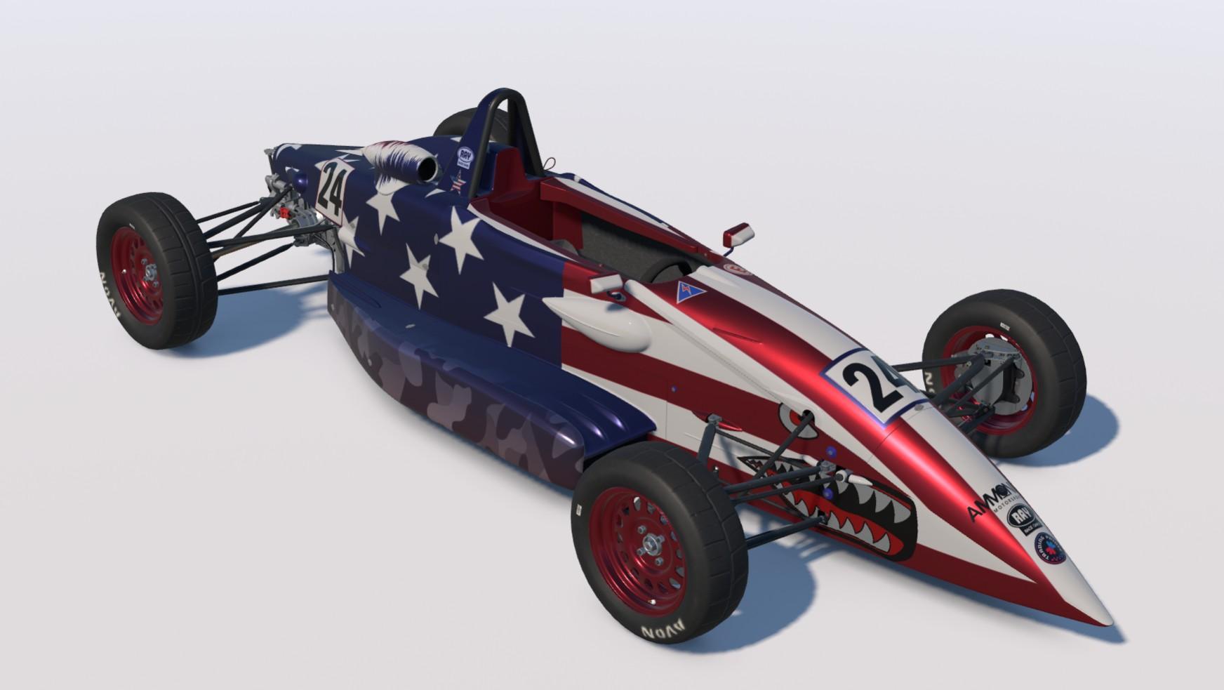 Stars and Stripes Ray FF1600 by Corey G. - Trading Paints