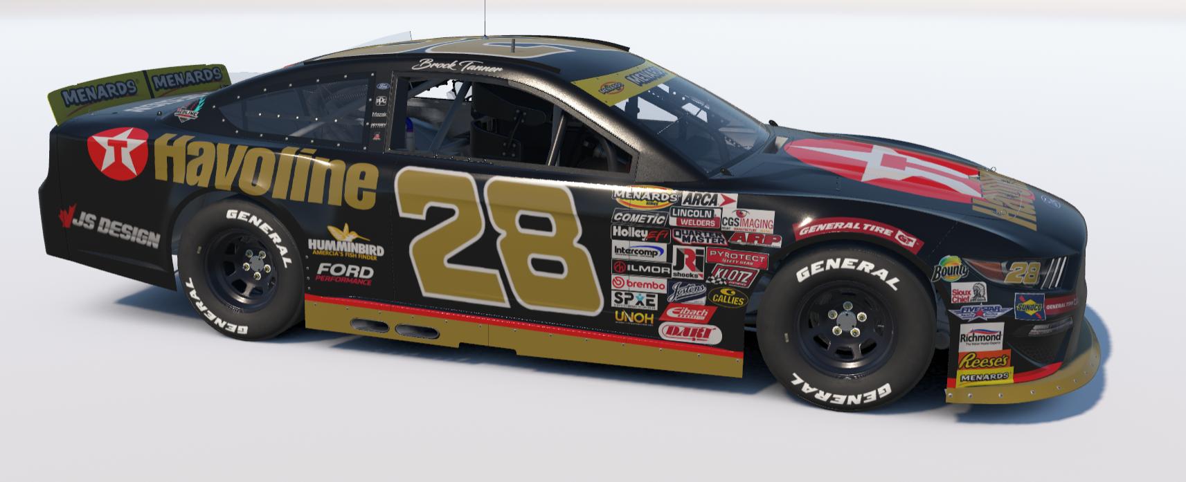 #28 Havoline Teaxco Ford Mustang by Jordan S. - Trading Paints