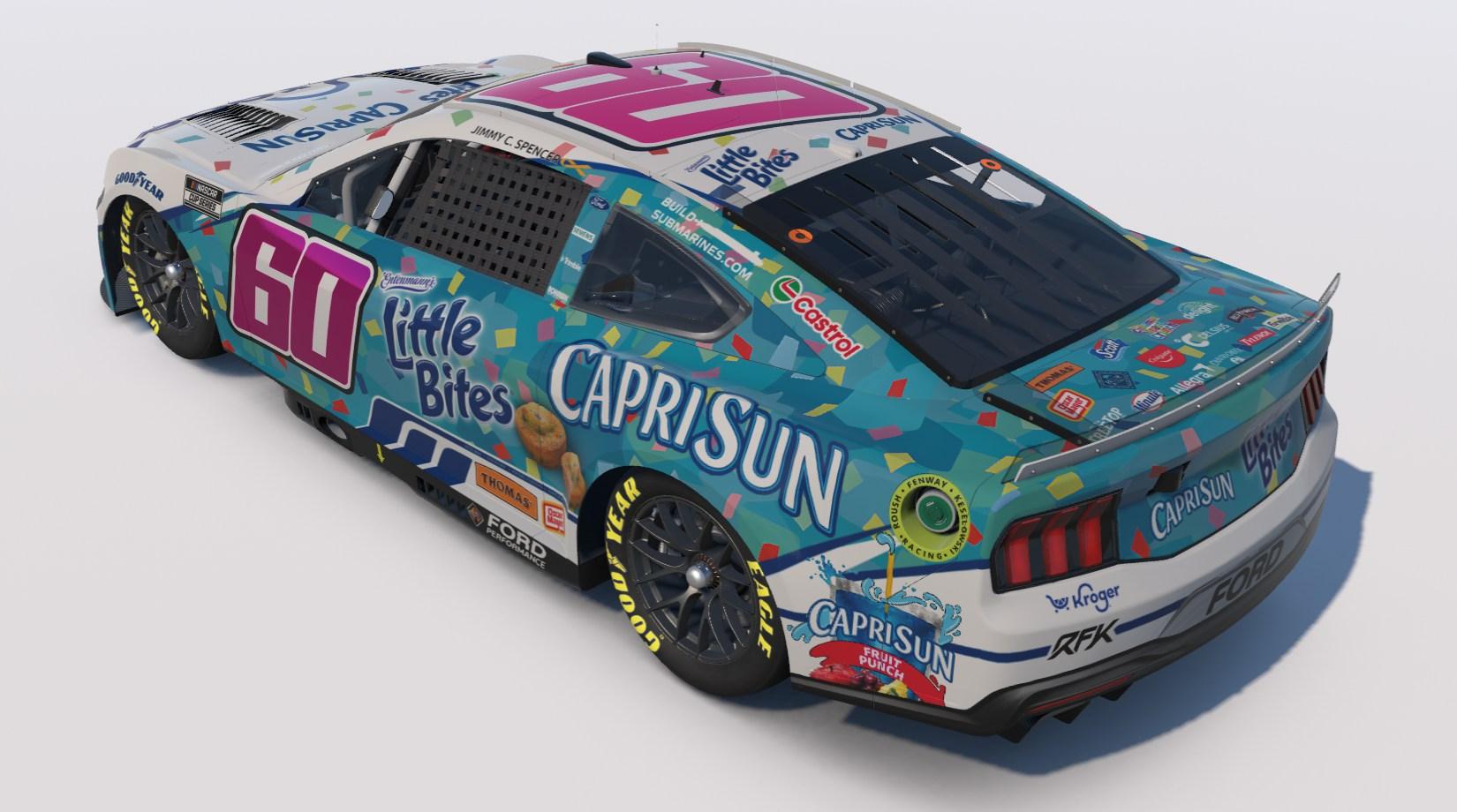 2025 #60 Ryan Preece Kroger/Little Bites/Capri Sun Ford Mustang by Zach ...
