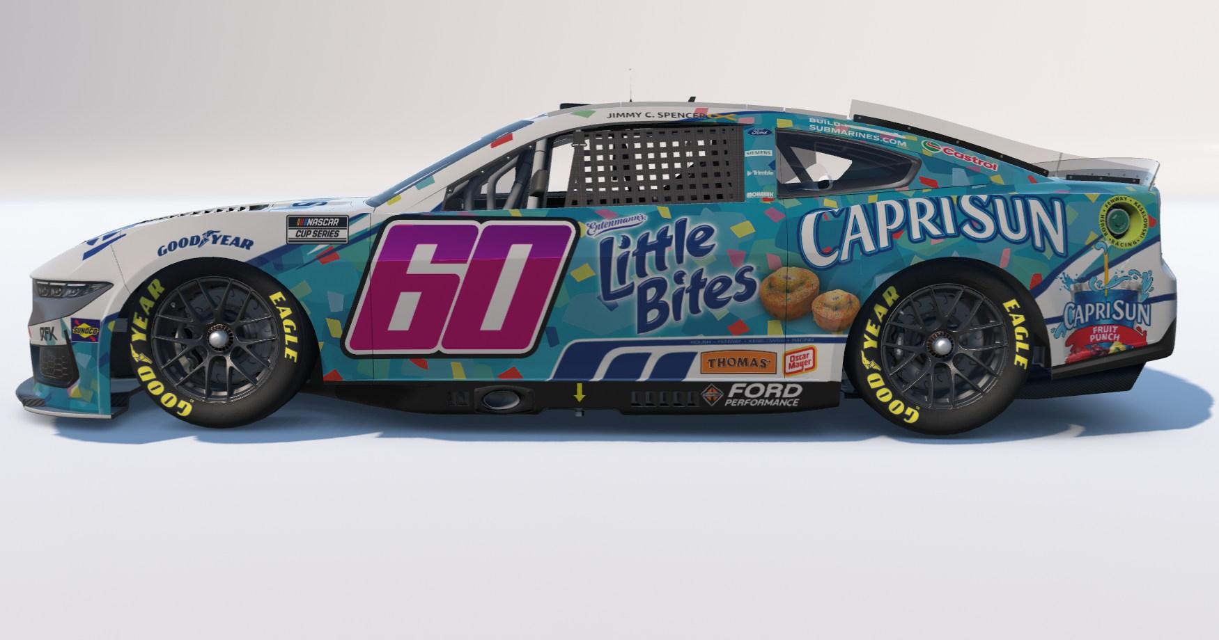 2025 #60 Ryan Preece Kroger/Little Bites/Capri Sun Ford Mustang by Zach ...