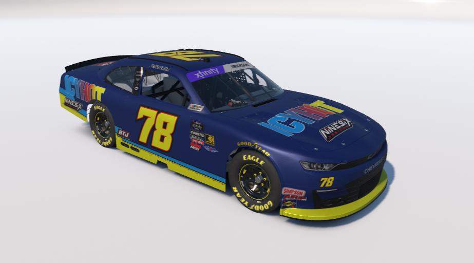 Jesse Carr Icy Xfinity by Clay Erickson - Trading Paints