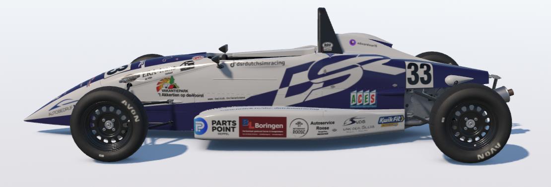 DSR (Dutch Sim Racing) ray FF1600 by Alex Warnders - Trading Paints