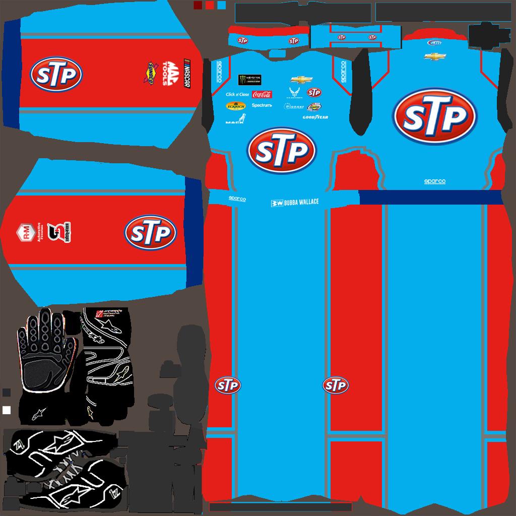 2018 Bubba Wallace STP Suit by Dylan Martens - Trading Paints