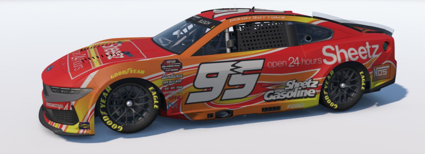 Jason Bottoms Sheetz Retro #95 by Dakota Bleigh - Trading Paints