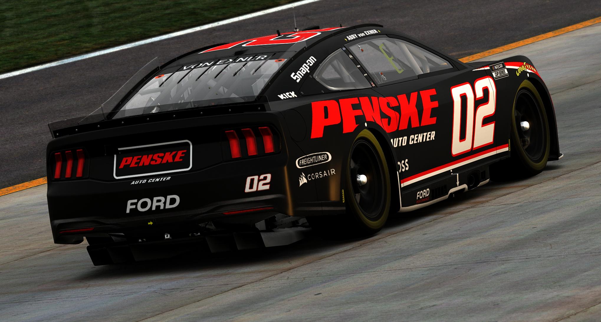 #02 Penske Auto Center IRL 2001 / Team Penske "Red Comet" by Abigail von Exner - Trading Paints