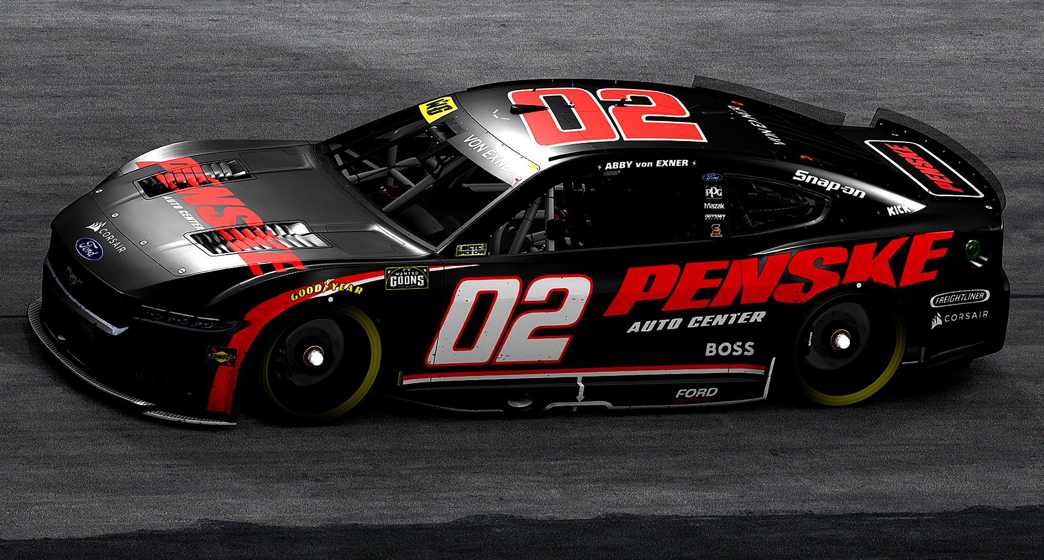 #02 Penske Auto Center IRL 2001 / Team Penske "Red Comet" by Abigail von Exner - Trading Paints