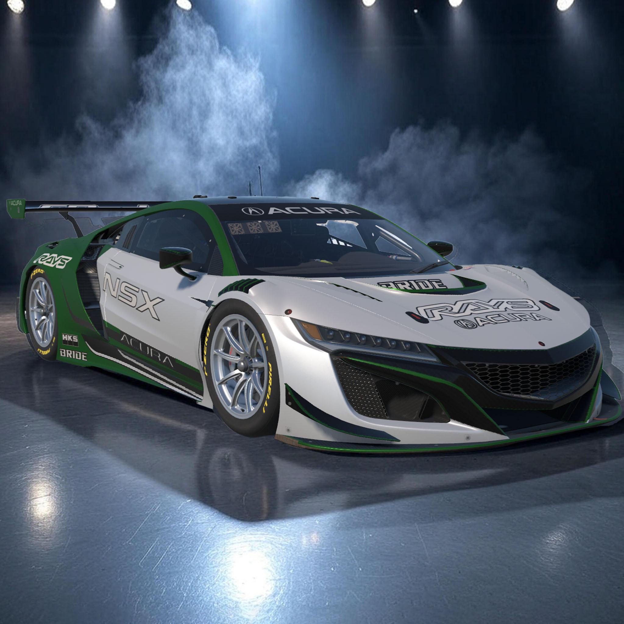 White and Green Fury Livery by Alan Purser - Trading Paints