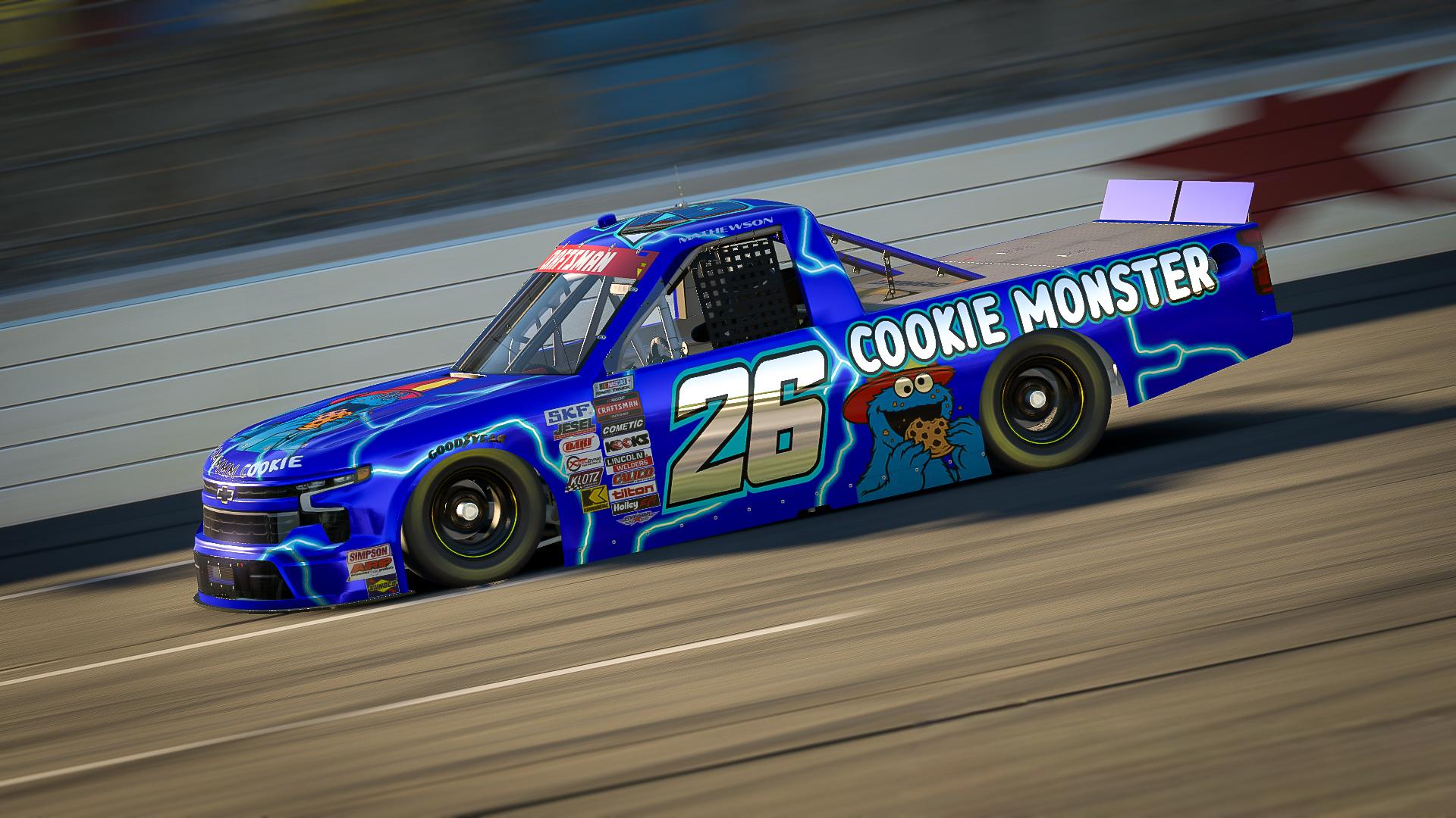 Cookie Monster Chevy Truck by Brandon Kelley4 - Trading Paints