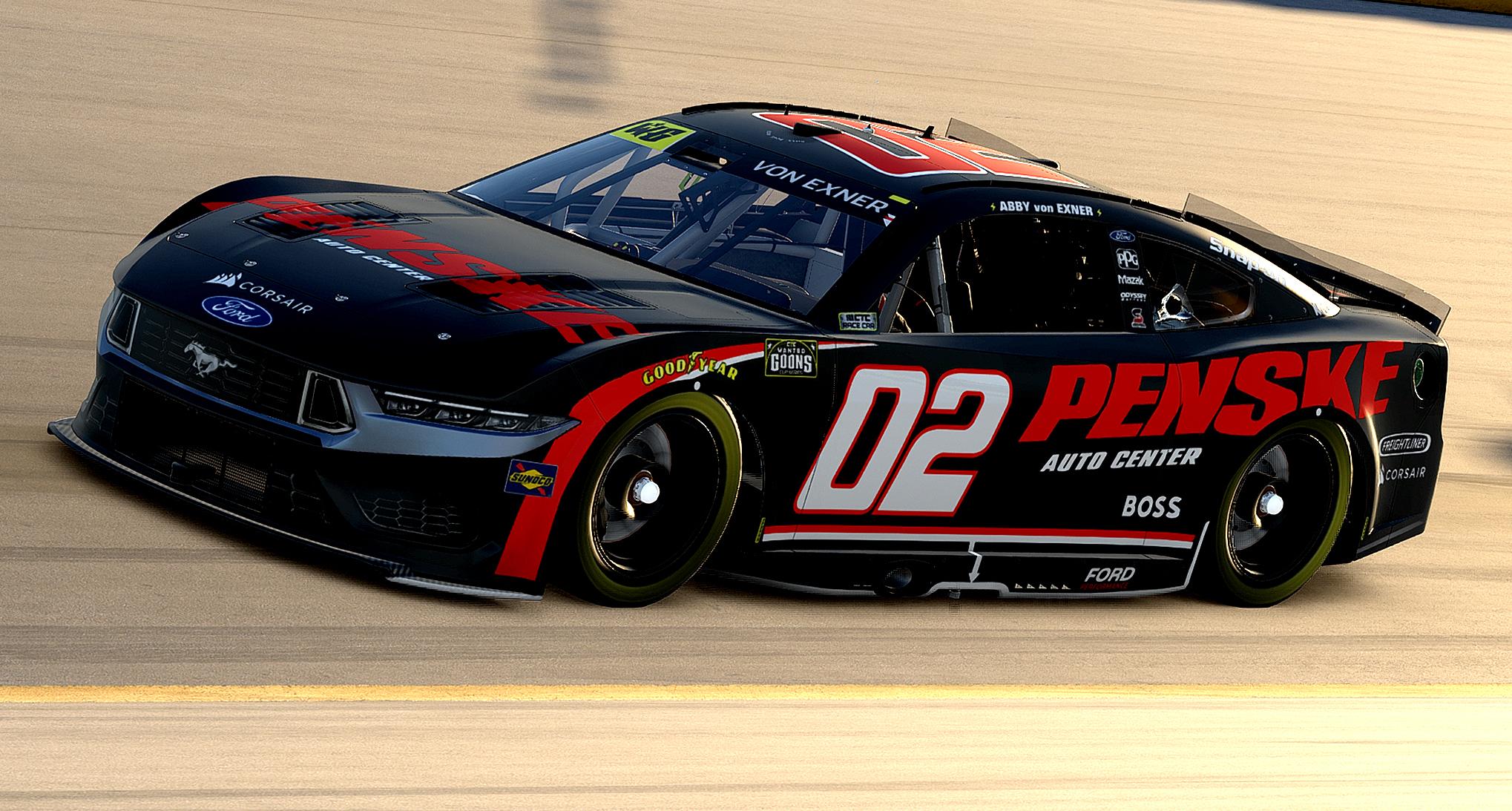 NO NUM #02 Penske Auto Center IRL 2001 / Team Penske "Red Comet" by Abigail von Exner - Trading ...